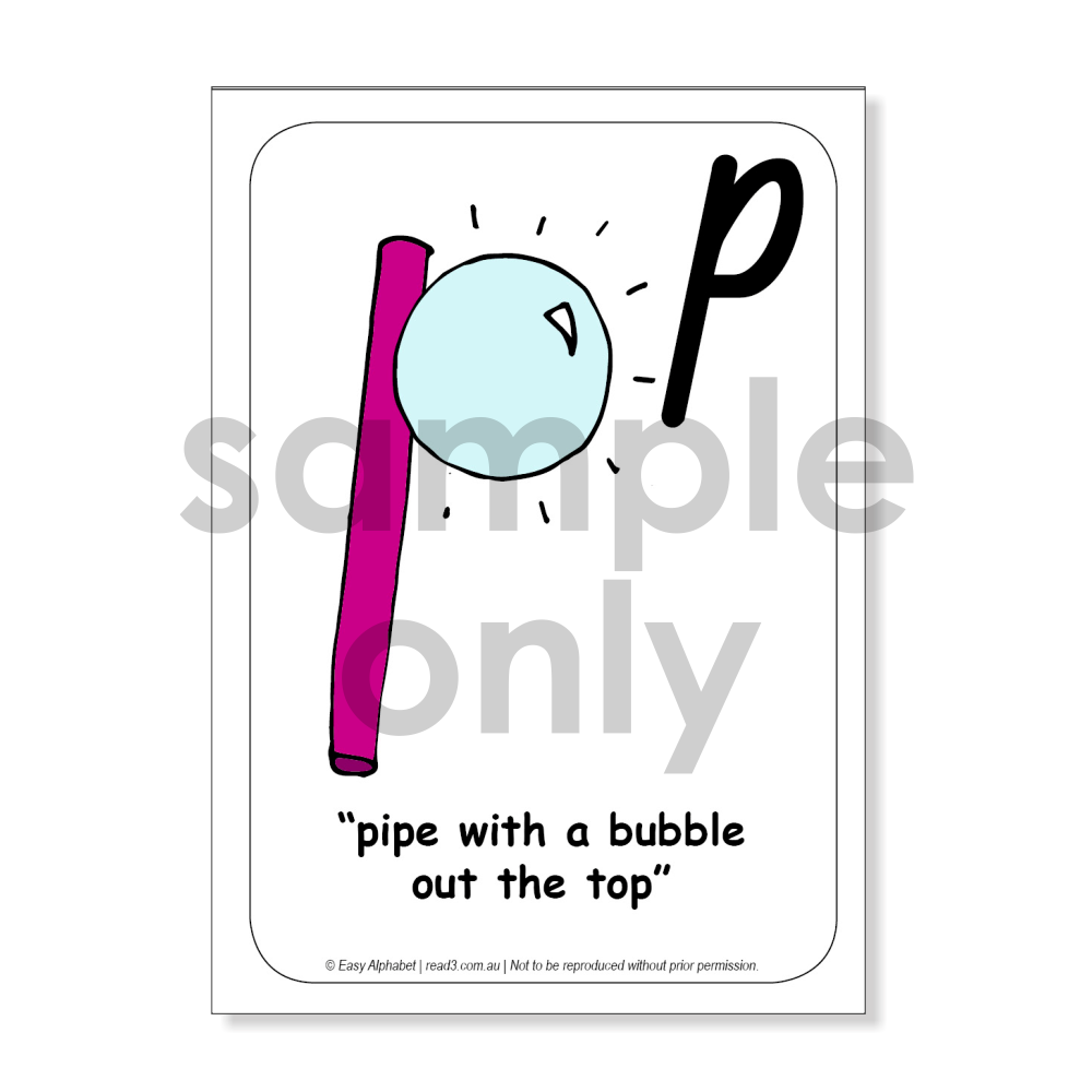 Embedded Picture Mnemonics | Easy Alphabet Digital Printables | Multi ...