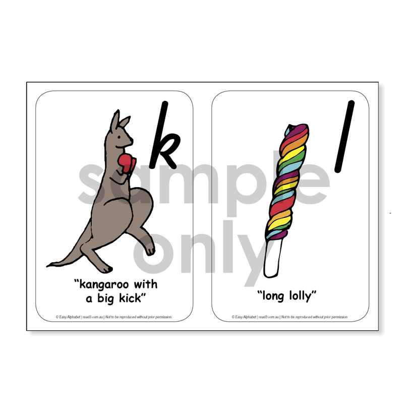 Embedded Picture Mnemonics | Easy Alphabet Digital Printables | Multi ...