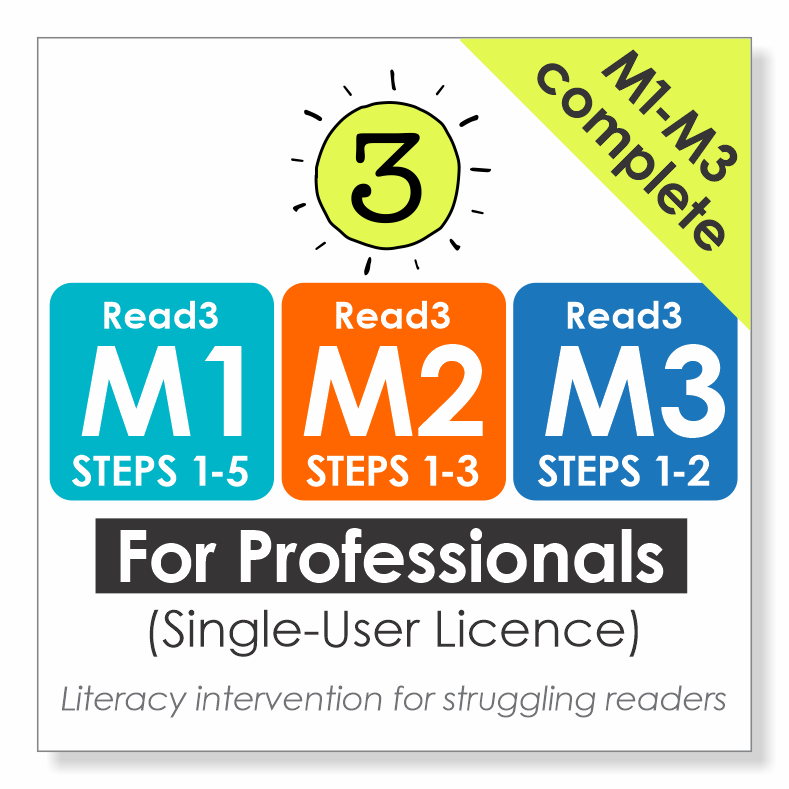 Tier3 literacy intervention | Single-User Licence | Read3 – Read3 Literacy