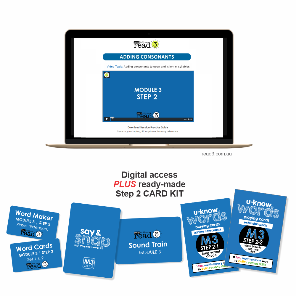 Read3 literacy intervention program | Module 3 | STEP 2 | Parent ...