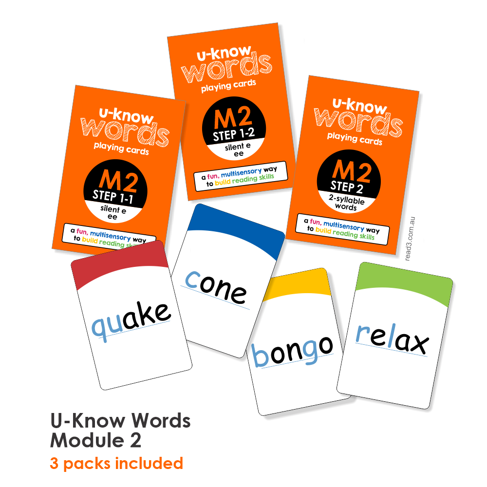 U-Know Words Card Game | Module 2 | Complete – Read3 Literacy